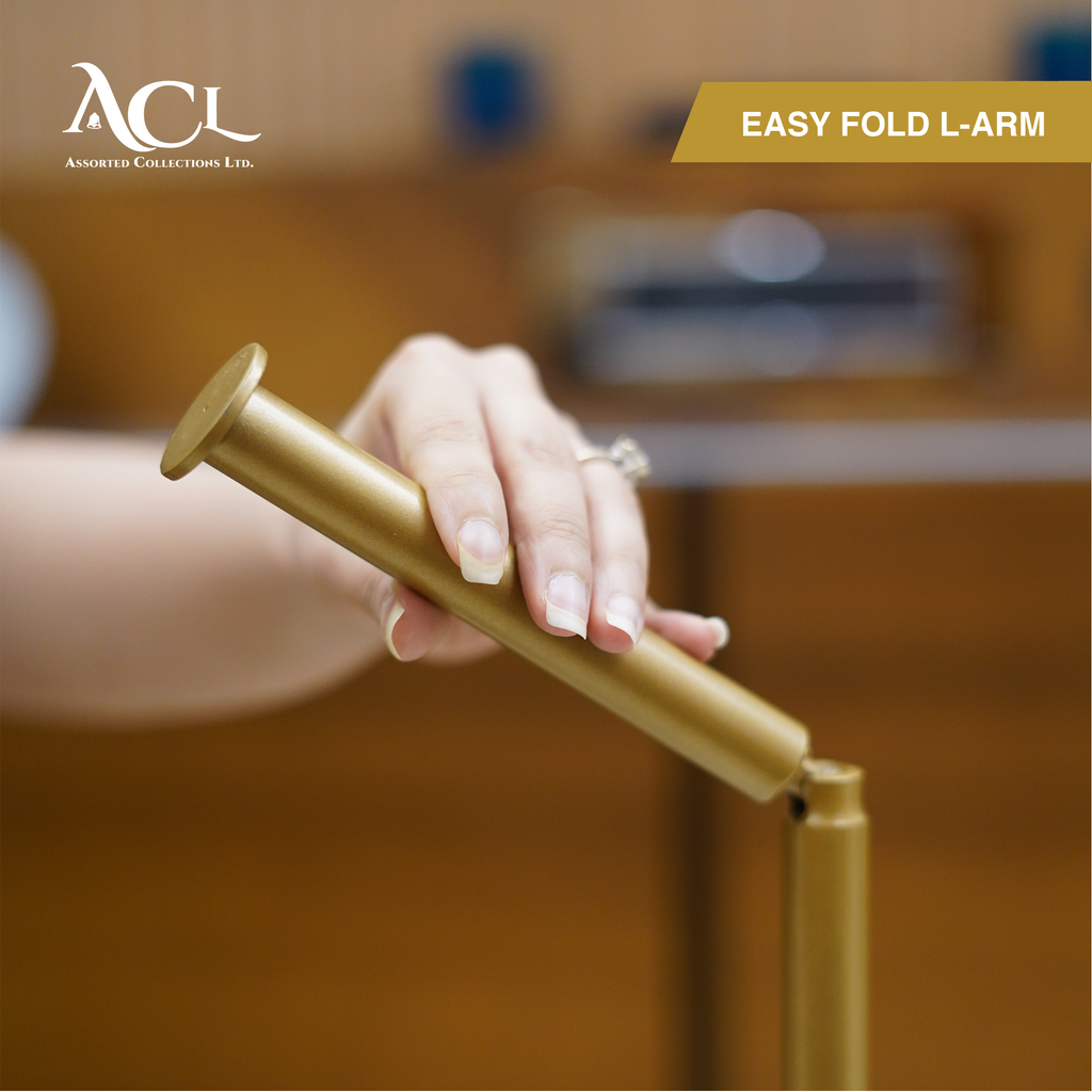 ACL Toilet Roll Holder - Modern Gold Metal Stand with Round Marble Bas ...